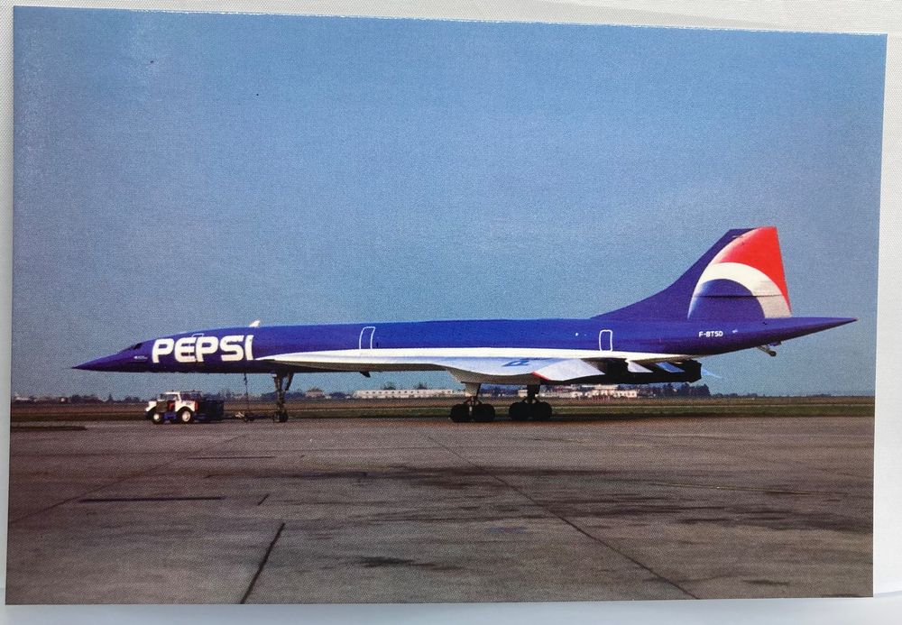 Postcard Concorde 101 Pepsi Air France (Gebraucht) in Lugano für CHF 1 ...