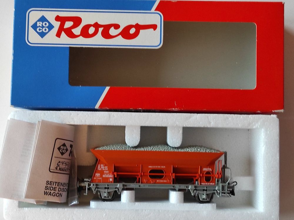 Schotterwagen "Arnold F" orange der SBB von Roco H0 (Neu und ...