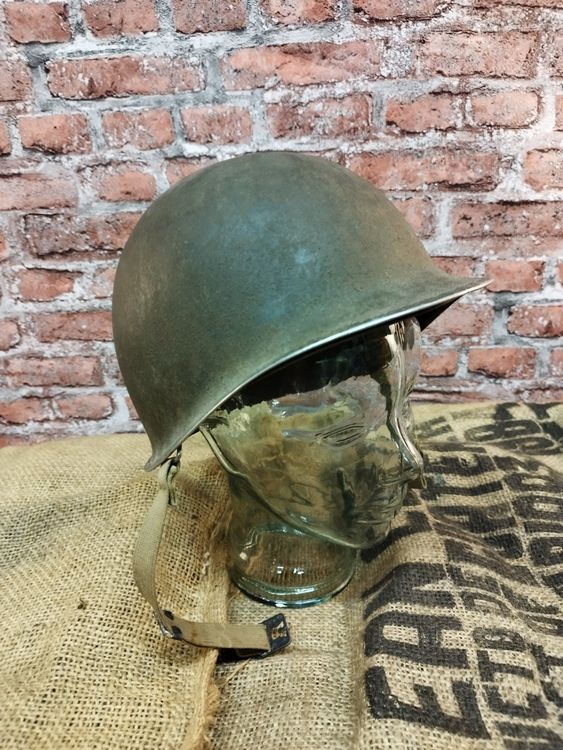 WW2 US Army M-1 Helm / Helmet / Militärhelm / Militär Helm (Gebraucht ...