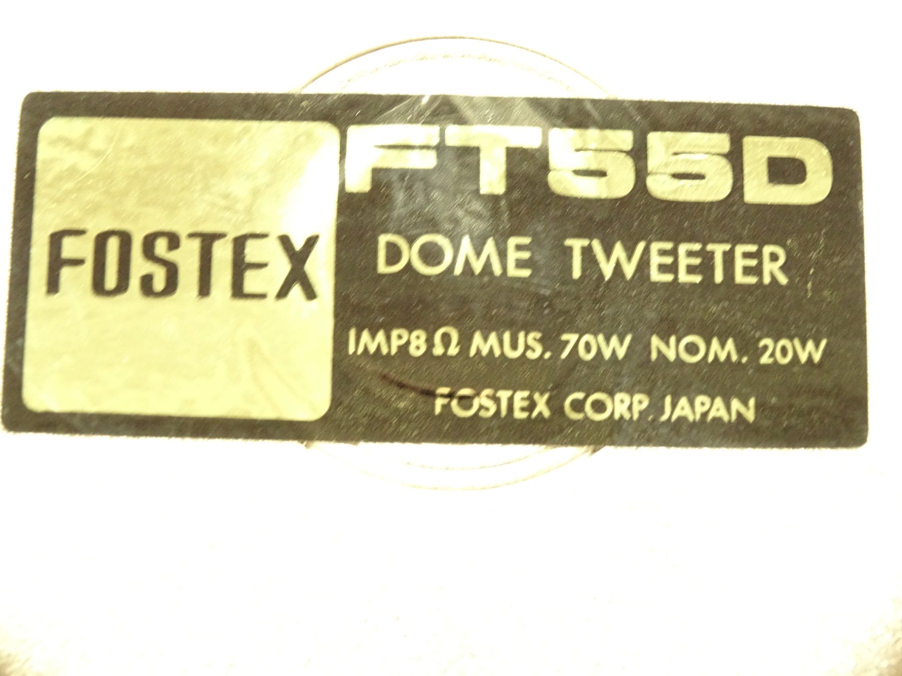 Fostex Hochtöner FT 55 D FT55D 1Stück (Gebraucht) in Hirzel für CHF 40 ...