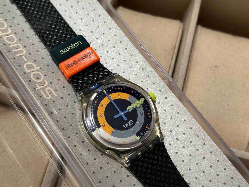Montre Swatch Stop-Watch neuve fonctionne 34mm (Neu (gemäss ...