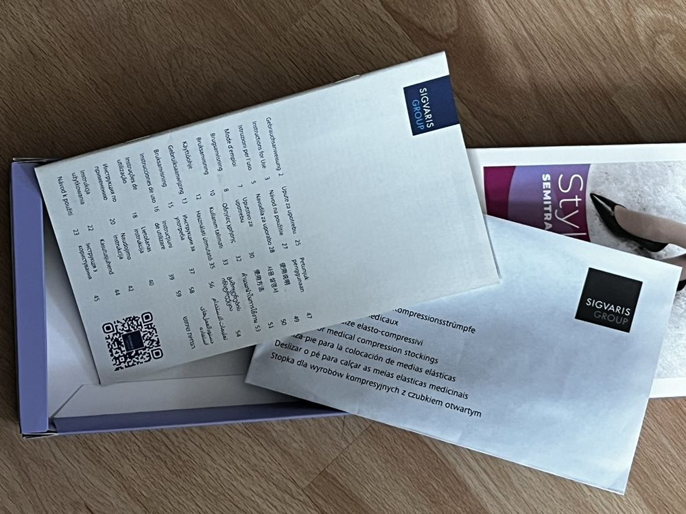 Sigvaris Kompressionsstrümpfe A-D CCL 2 Schwarz XS Plus Neu (Neu und ...