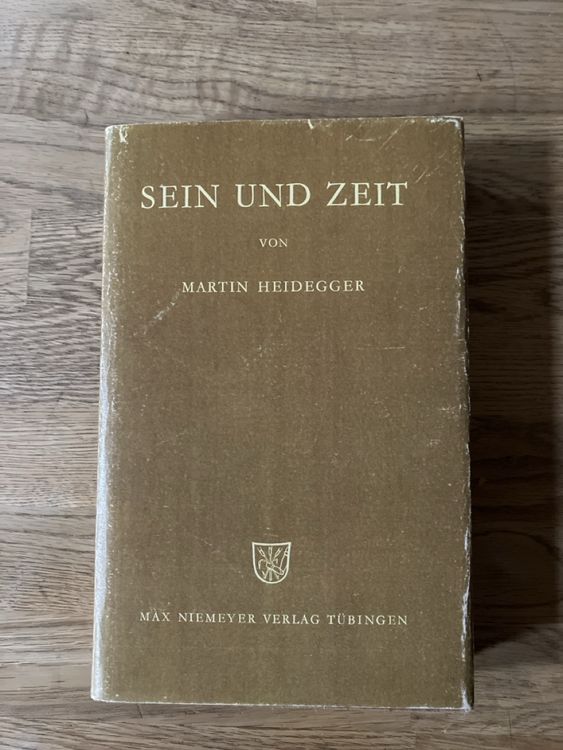Martin Heidegger, Sein und Zeit, Niemeyer 1972 (Gebraucht) in Aesch BL ...