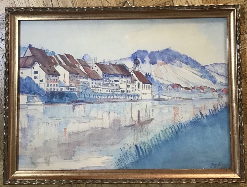 Karl ITSCHNER (1868-1953) Landschaft Aquarell (Gebraucht) in Root für CHF 10 – mit Lieferung auf ...