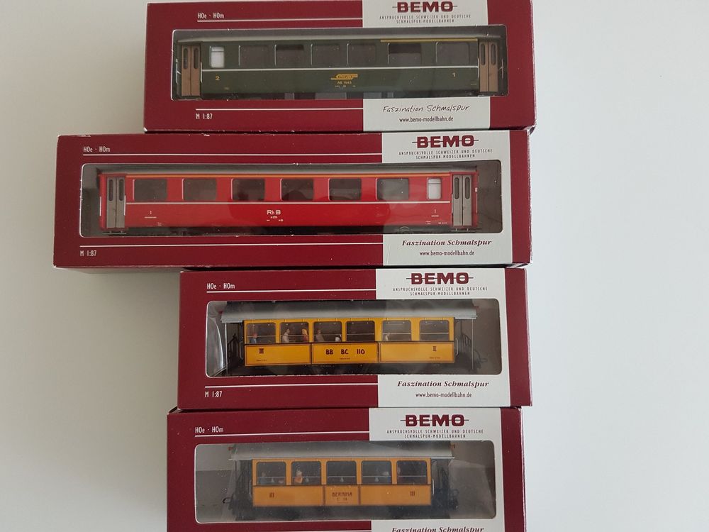 BEMO RhB Personen/Nostalgiewagen Set | Kaufen auf Ricardo