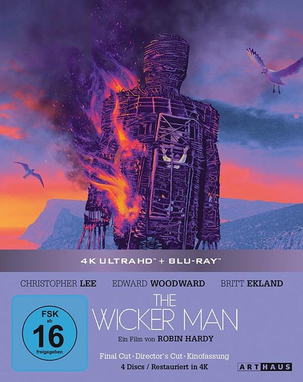 The Wicker Man (1973) Steelbook, 2 4k UHD BDs & 2 BDs (Neu und ...
