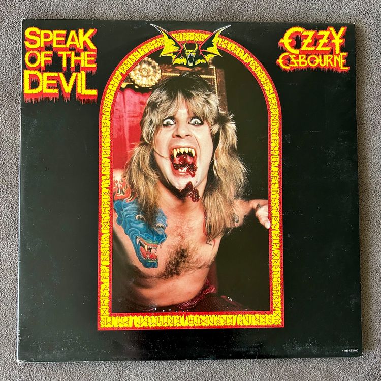 OZZY OSBOURNE „Speak Of The Devil“ 2LP VINYL RANDY RHOADS (Gebraucht ...