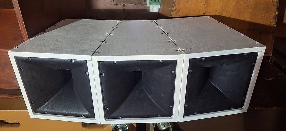 SOUND SYSTEM cabinet Horn, rcf h100 1" ready to paint (Usato) a Riva ...