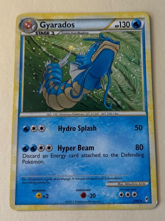 Garados / Gyarados Holo - Ruf der Legenden (Gebraucht) in Krauchthal ...