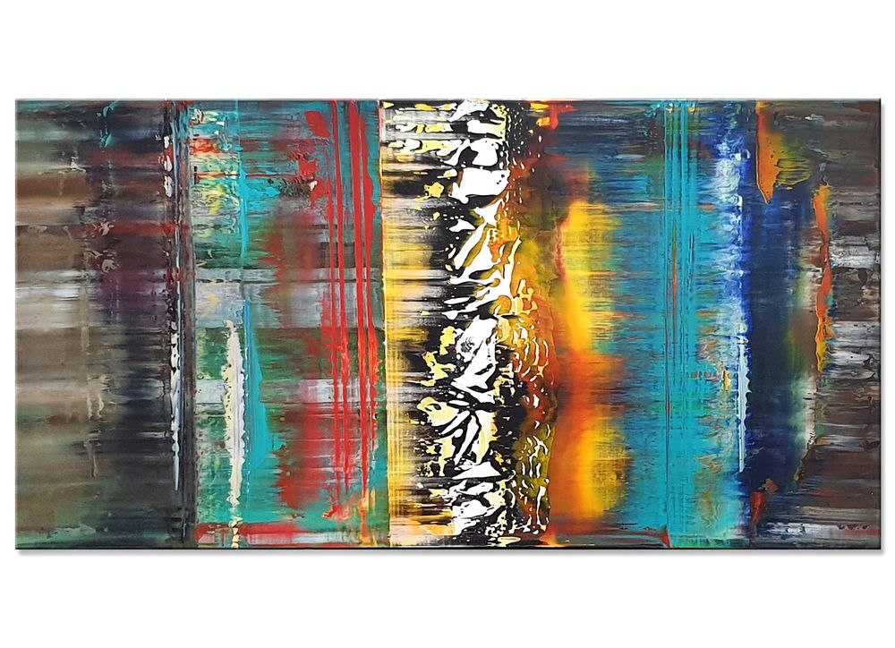 Original Malerei abstrakt "Long Night" von Dieu (Neu (gemäss Beschreibung)) in Dresden für CHF ...