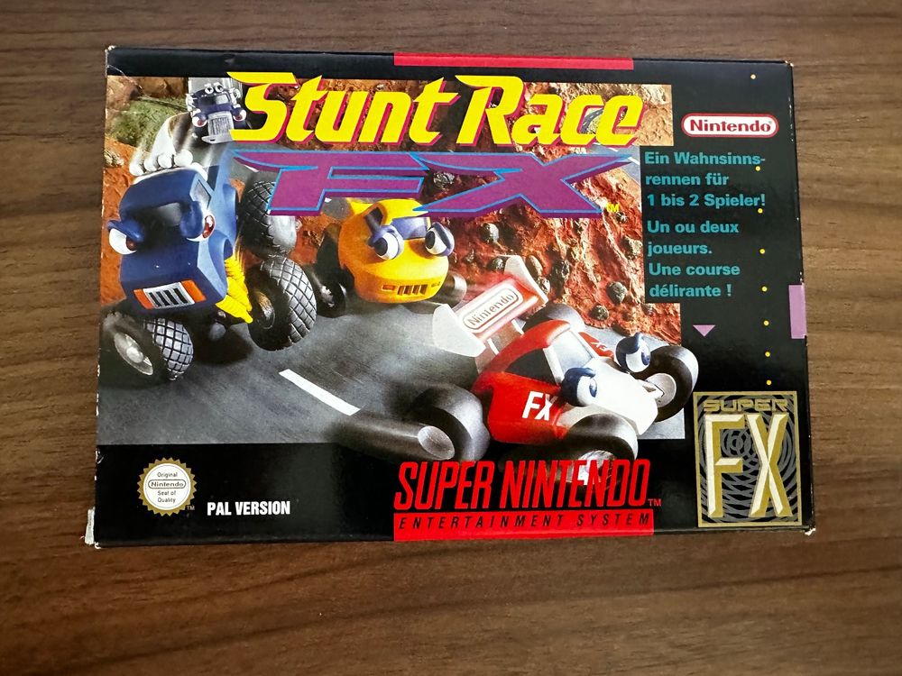 SNES: Stunt Race FX mit OVP und Anleitung | Kaufen auf Ricardo