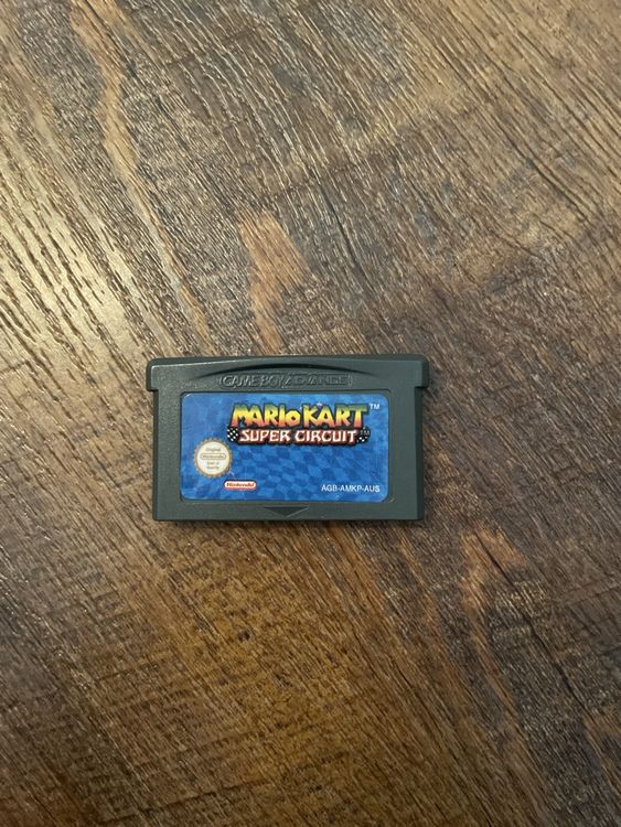 Mario Kart Super Circuit Gameboy Advance GBA Spiel Modul Car (Gebraucht ...