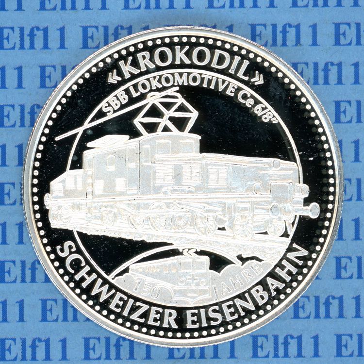 CHm___0.00 1997 Med. 11 aus Serie 1 oz Silber -stgl Medaille (Neu (gemäss Beschreibung)) in ...