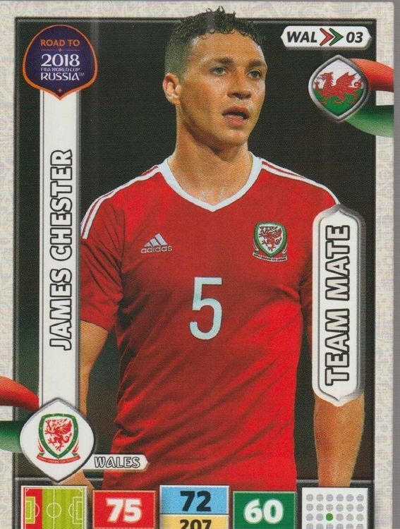 ROAD TO RUSSIA 2018 Adrenalyn XL Card Team Mate CHESTER Wal | Kaufen ...