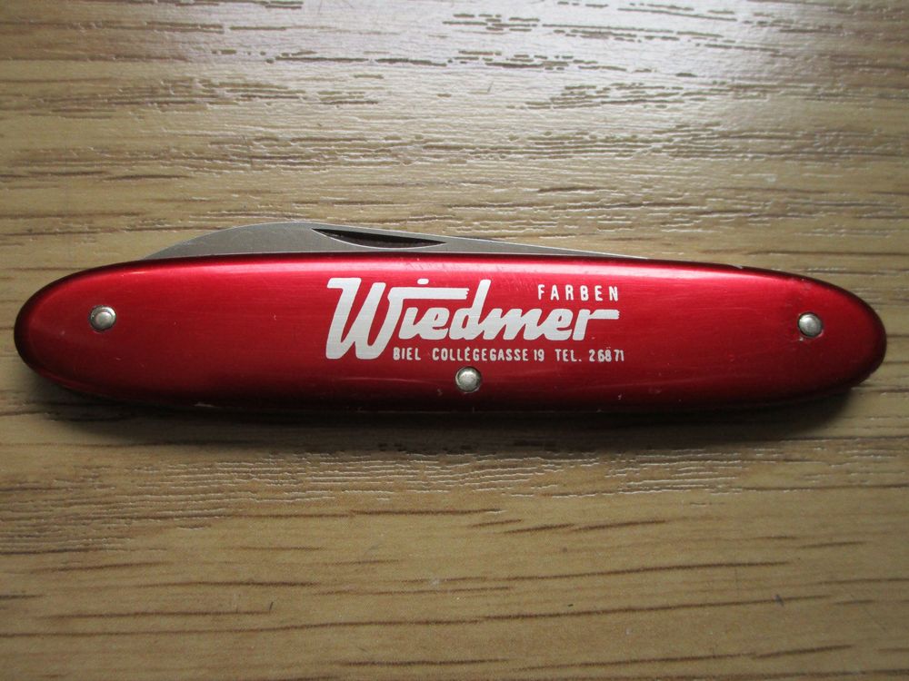 Werbetaschenmesser Wiedmer Farben Elinox Victorinox | Kaufen auf Ricardo Werbetaschenmesser Wiedmer Farben Elinox Victorinox | Kaufen auf Ricardo