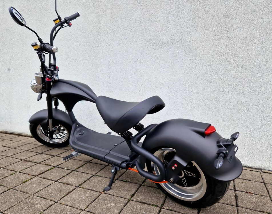 E-Scooter Elektroroller Mofa Chopper Elektro Harley 20km/h | Kaufen auf ...