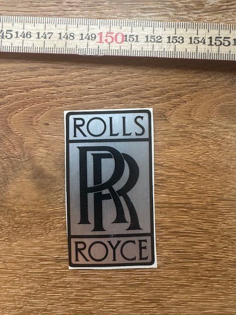 Rolls Royce Logo Vintage Aufkleber / Sticker (Gebraucht) in Möriken AG ...