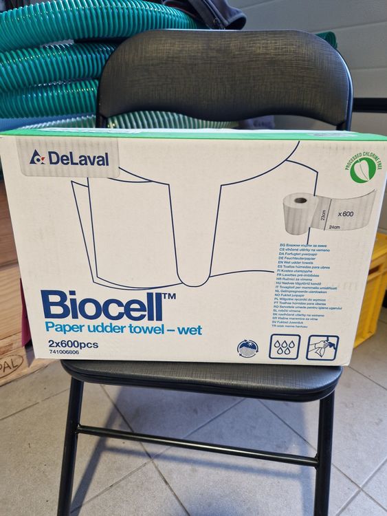 Vom Konkursamt Oberwallis: DeLaval Biocell Paper udder towel (Gebraucht ...