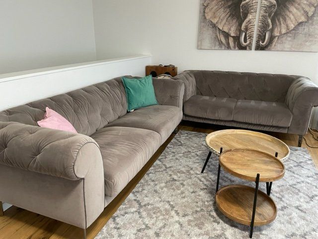 Chesterfied Sofas von Natuzzi, inkl. Lieferung und Montage! (Gebraucht ...