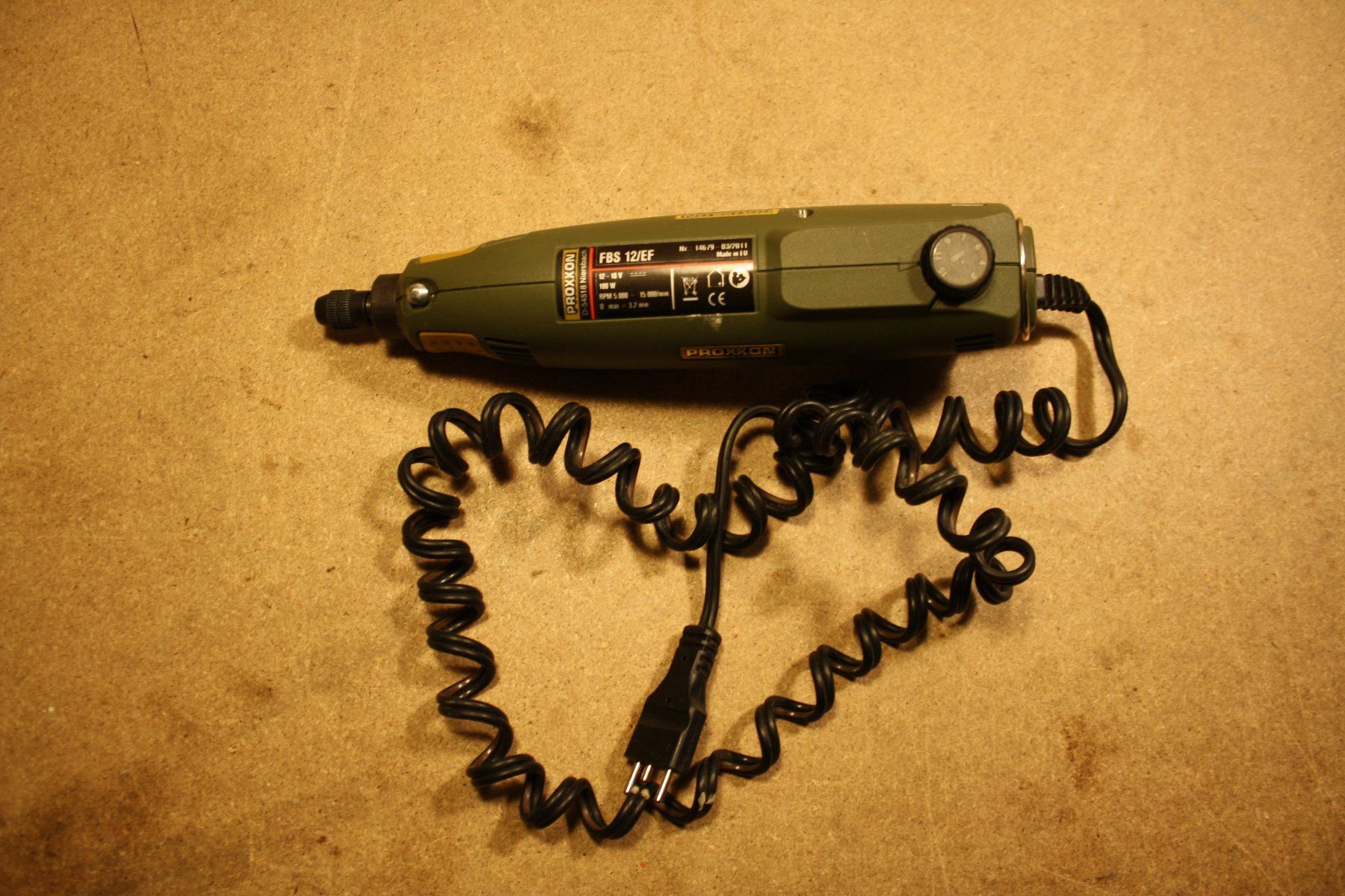 Proxon Netzgerät 12V und Feinbohrschleifer FBS 12/EF (Gebraucht) in ...