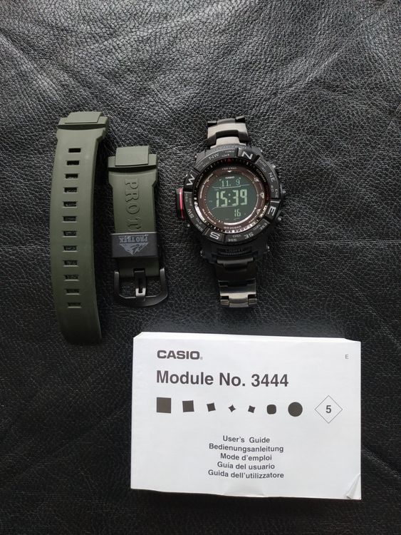 Casio Pro Trek PRW-3510Y-8 mit Funk und Solarfunktion (Neu und ...