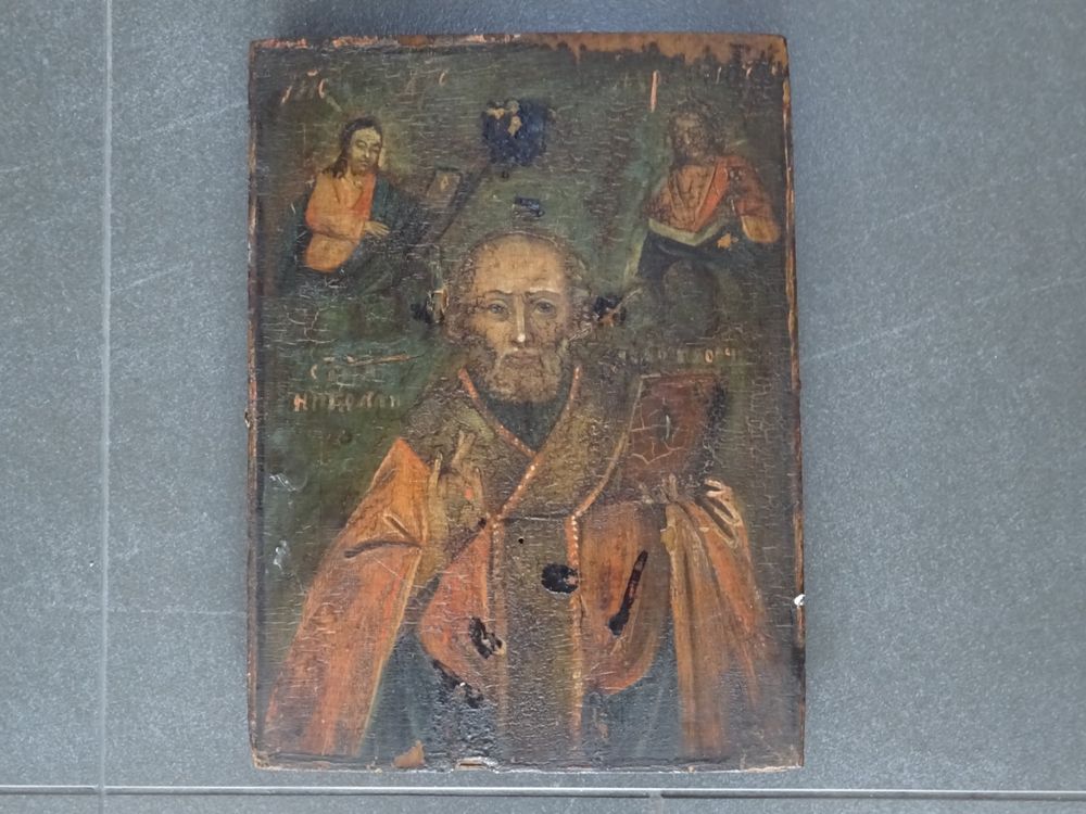 Antike Ikone Heiliger Nikolaus / Balkan 19Jh. (Gebraucht) in Oetwil am ...