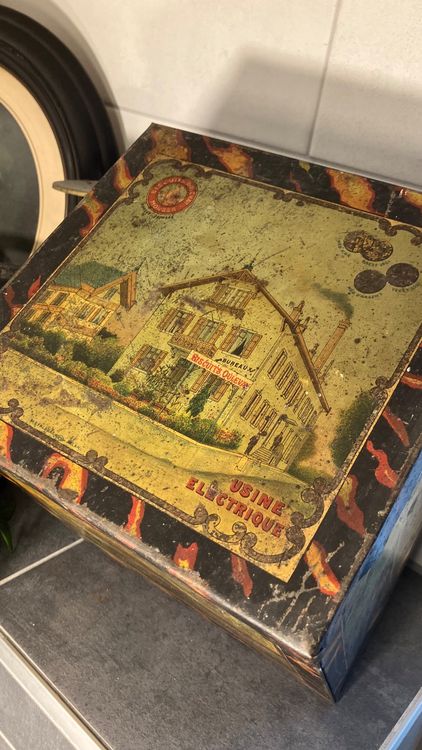 Oulevay Morges bleschdose Werbe Boite Biscuit Chillon (Gebraucht) in St ...