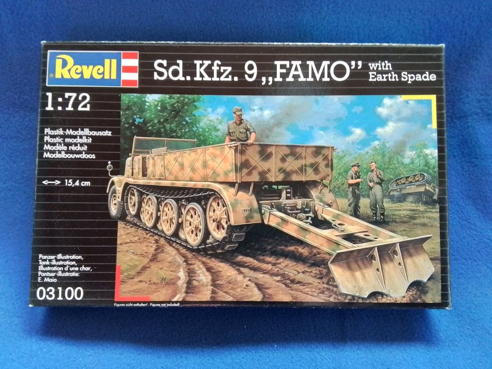 Revell 03100 Sd.Kfz.9 Famo Panzerwagen Bausatz 1:72 (Neu und ...