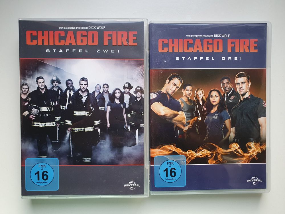 DVD - Chicago Fire Staffeln 2 + 3 komplett (Gebraucht) in St ...