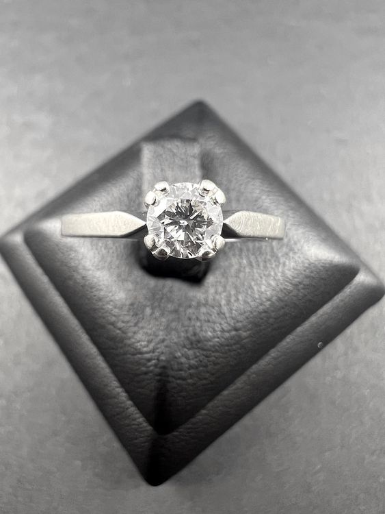 2 Ringe 18k Wg Gr.52, Solitär ca.0.24c, Rubin Diam Ring*S426 | Kaufen auf Ricardo