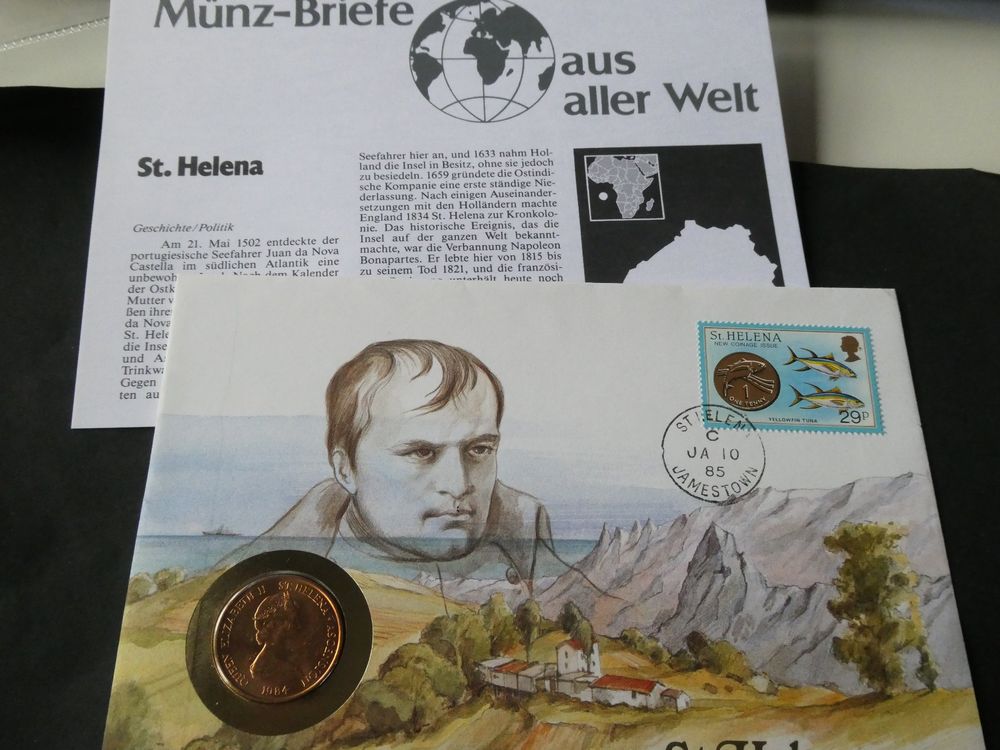 St. Helena 1984, 2 Pence unzirkuliert - Münzbrief | Kaufen auf Ricardo