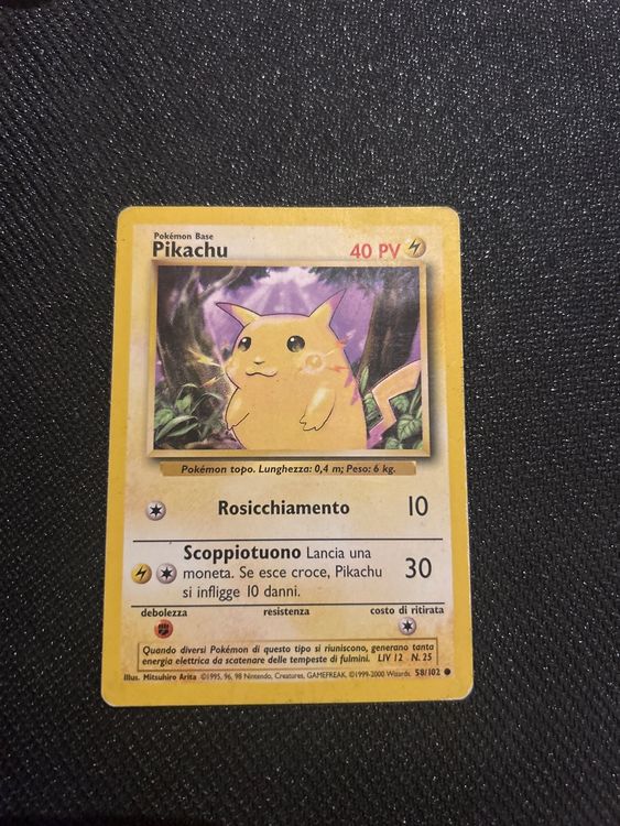 Pokemon set base 1995, Pikachu | Kaufen auf Ricardo