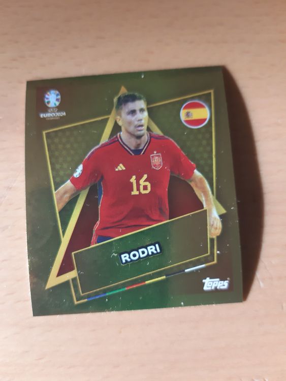 Topps Euro 2024 Rodri ESP SP Gold (Neu (gemäss Beschreibung)) in ...