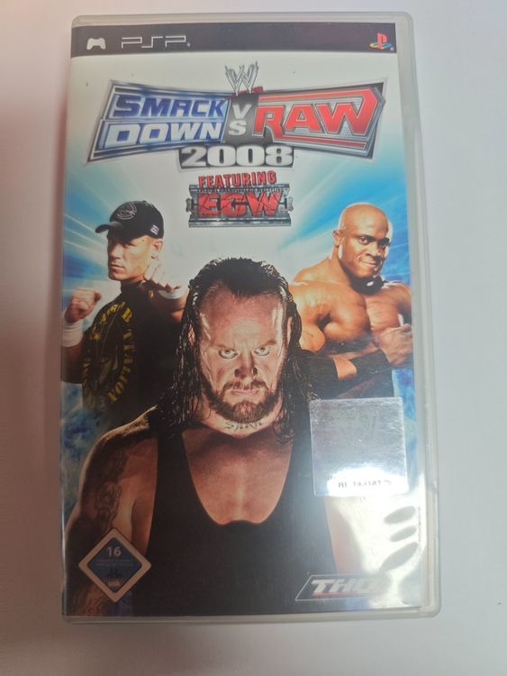 PSP Game: WWE Smackdown vs. Raw 2008 - Top Zustand! (Gebraucht) in ...