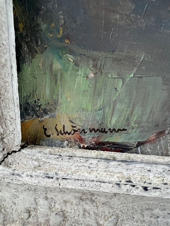 Erwin Schönmann (1906-1999) Grosser Gemälde (Gebraucht) in Neuhausen am Rheinfall für CHF 145 ...