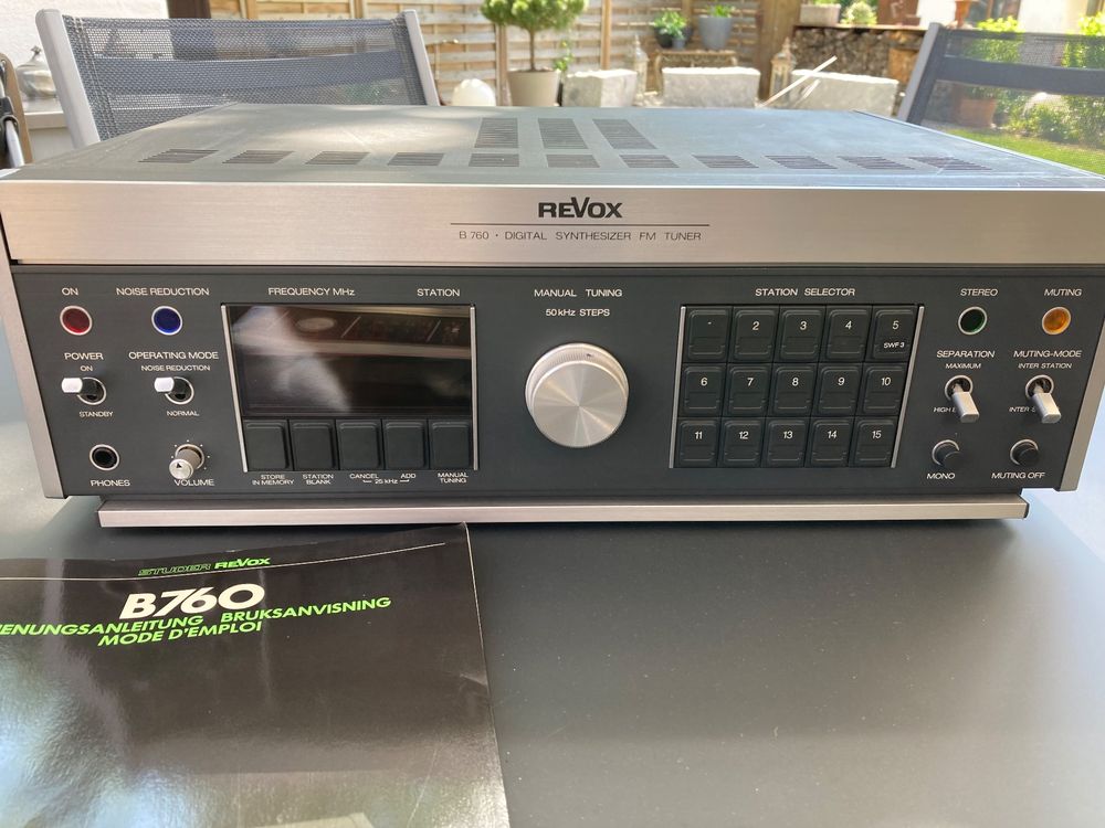 Revox B 760 Digital Synthesizer FM Tuner (Defekt) in Winterthur für CHF 94 – nur Abholung auf ...