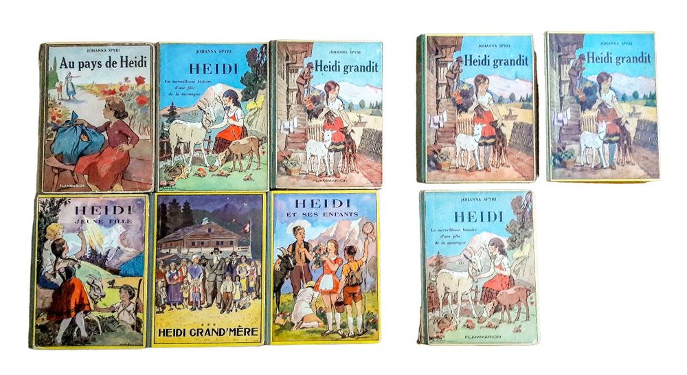 Heidi Spyri Studer Flammarion vers 1939 / 8 vol. / 3 doubles | Kaufen ...