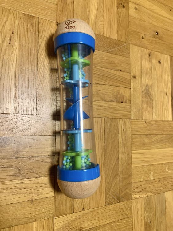 Hape Rassel aus Holz Regenmacher Regenrohr für Baby (Gebraucht) in ...