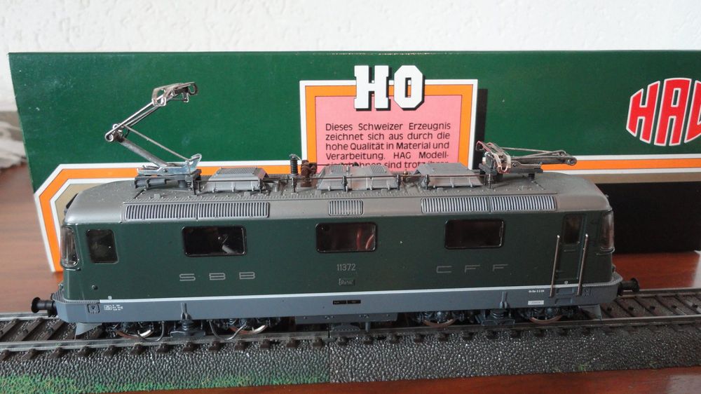 E-Lok Re4/4 II SBB grün HAG 167 in OVP HO Wechselstrom (Gebraucht) in Rheinfelden für CHF 97 ...