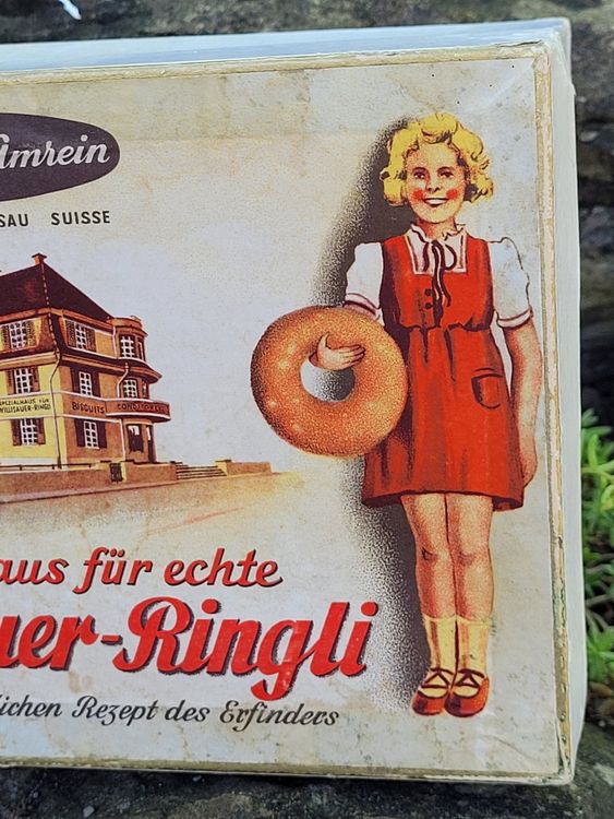 Originale uralte, antike Schachtel Willisauer Ringli (Gebraucht) in ...