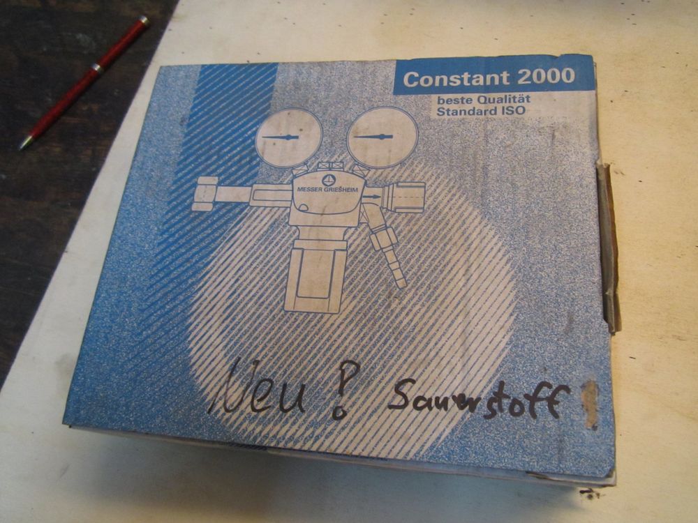 Autogenschweissen Messer Constant 2000 Flaschendruckminderer (Neu ...