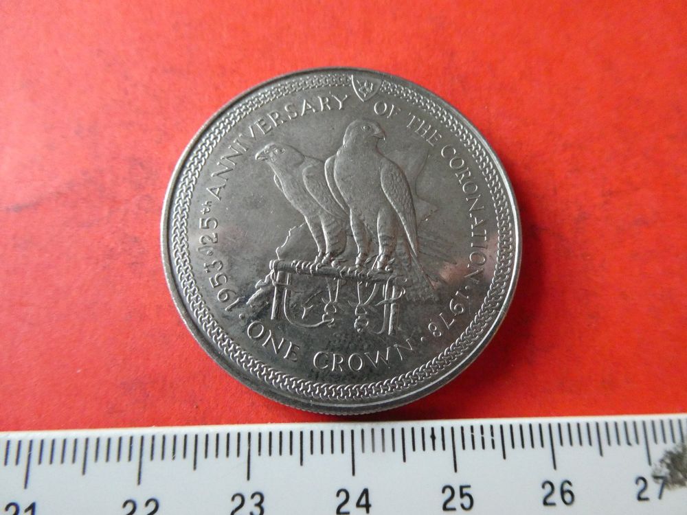 Isle of Man 1978, 1 Crown - Sondermünze (Gebraucht) in Hinterforst für CHF 1 – mit Lieferung auf ...