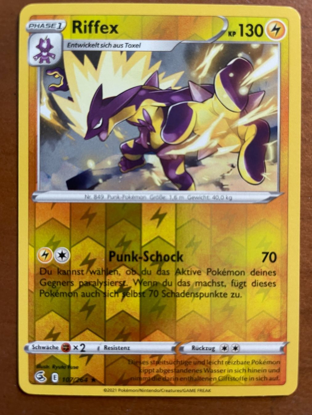 Pokemon Riffex Reverse (Versand gratis) (Neu (gemäss Beschreibung)) in ...