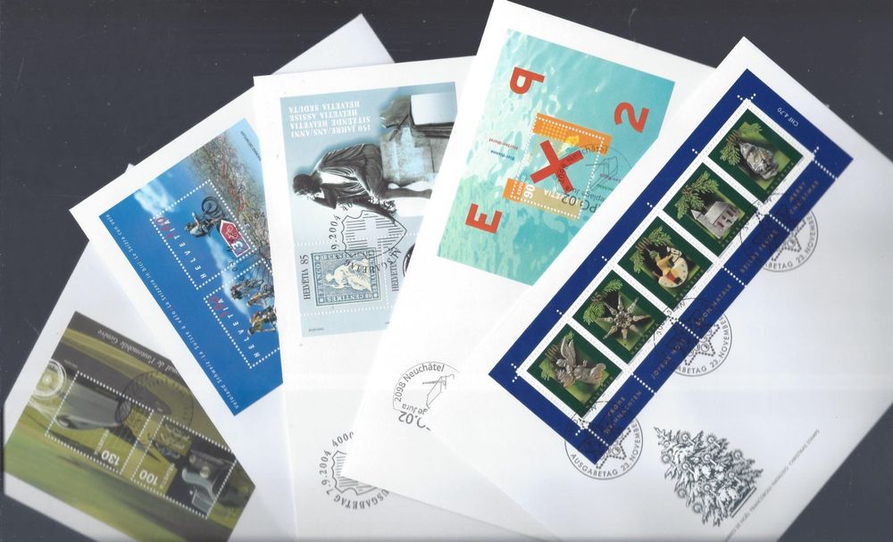5 X FDC Blocks 2002-2005 | Kaufen auf Ricardo