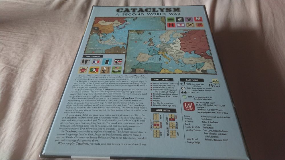 Cataclysm: A Second World War Upgrade (mounted maps, 3" Box) (Neu und ...