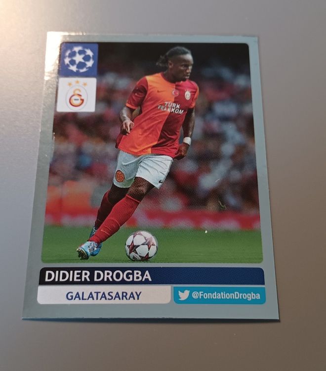 Panini DIDIER DROGBA Champions League Galatasaray Sticker (Neu (gemäss ...