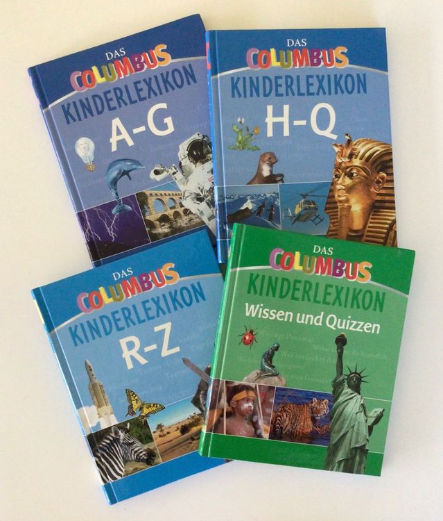 Das Columbus Kinderlexikon 4 versch. Bücher (Gebraucht) in Wagen für ...