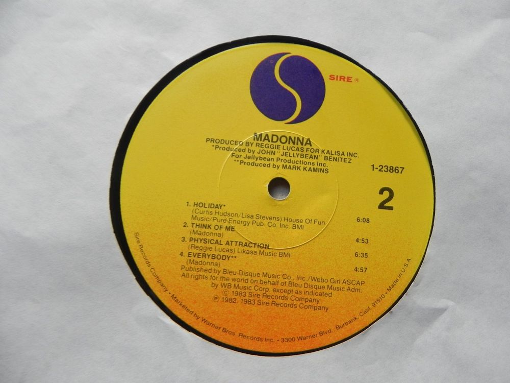 LP USA Pop Madonna 1983 Lucky Star Borderline Holiday (Gebraucht) in Siebnen für CHF 16 – mit ...