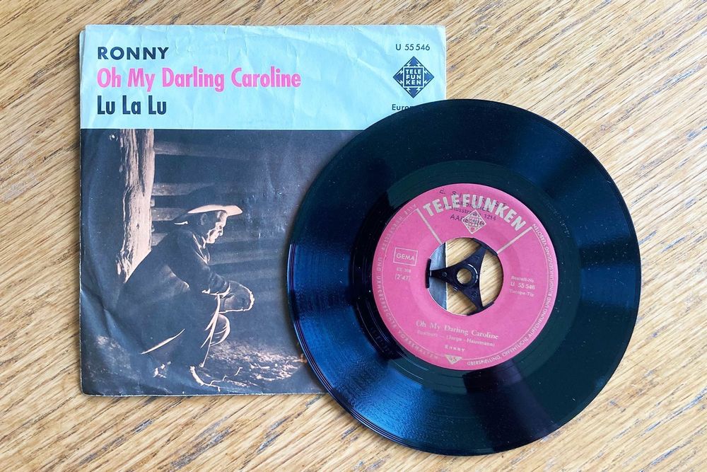 Platte (Single): Ronny – Oh My Darling Caroline (Gebraucht) in ...