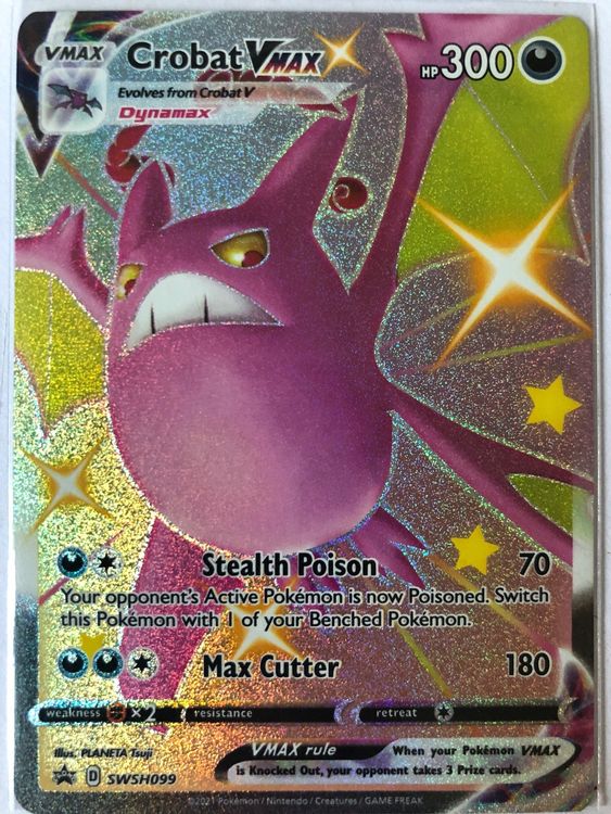 Pokémon Crobat VMAX shiny SWSH099 | Kaufen auf Ricardo